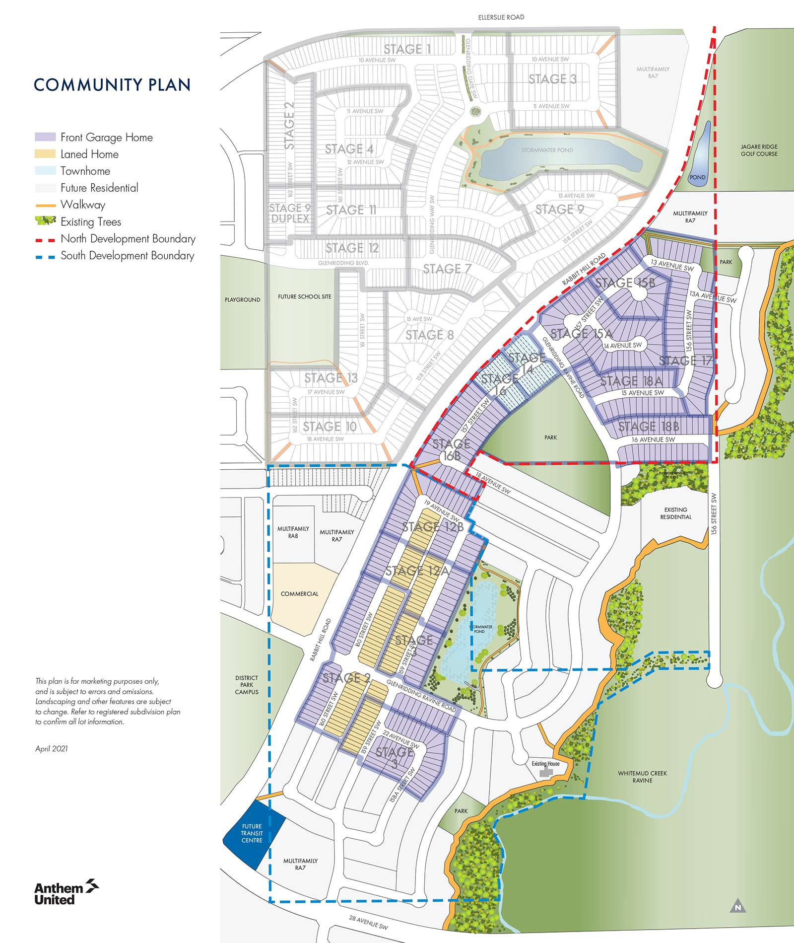 Pick Your Lot | Glenridding Ravine, SW Edmonton | by Anthem United